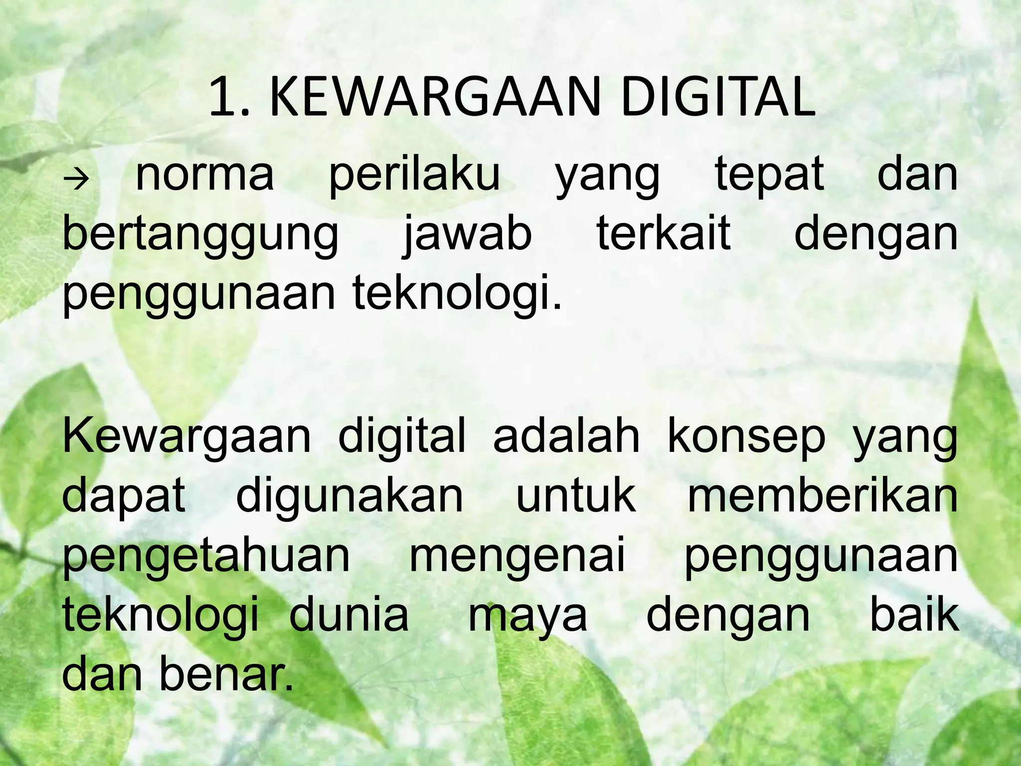 Etika kewargaan digital | PPTX