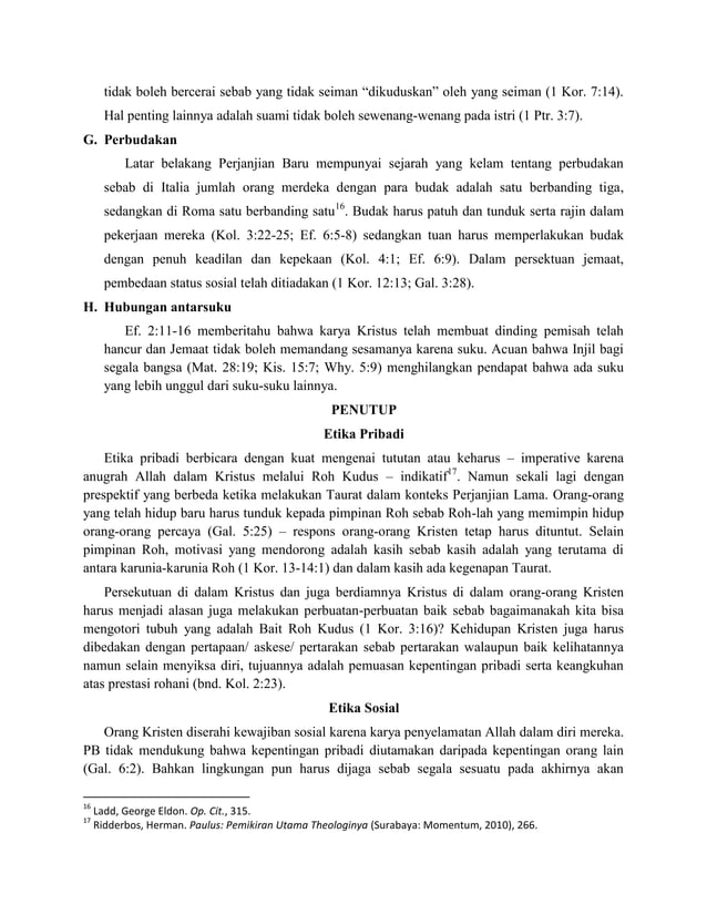 Etika kristen | DOCX