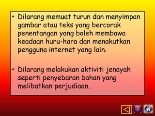 Etika penggunaan internet | PPTX