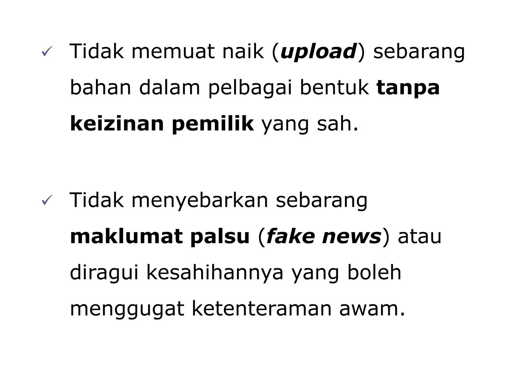 Etika penggunaan teknologi maklumat dan komunikasi secara beretika | PDF