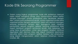 Etika profesi | PPTX