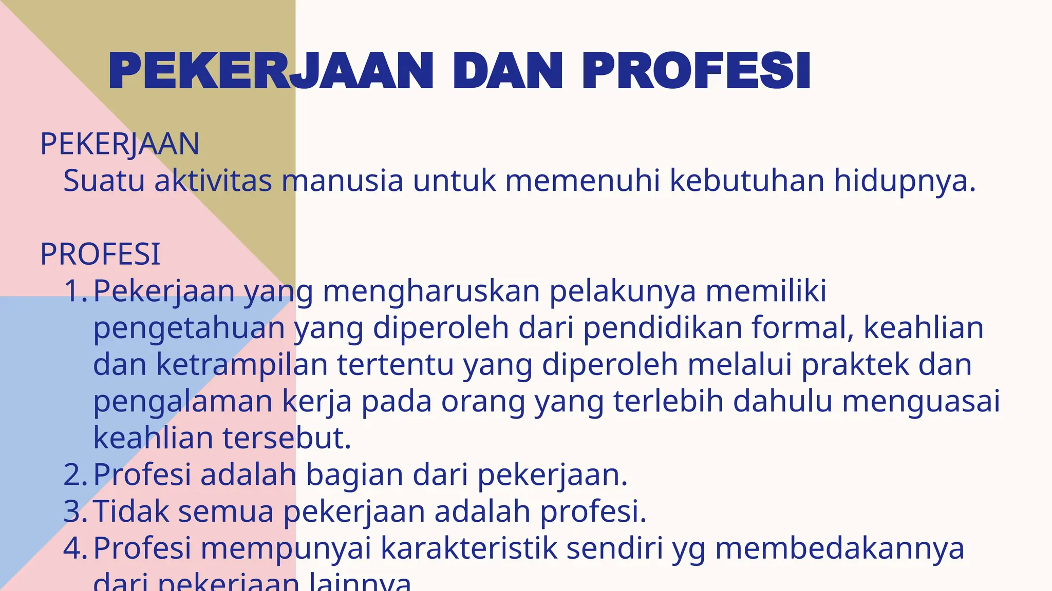 Etika Profesi bagi mahasiswa (pertemuan 1) | PPTX