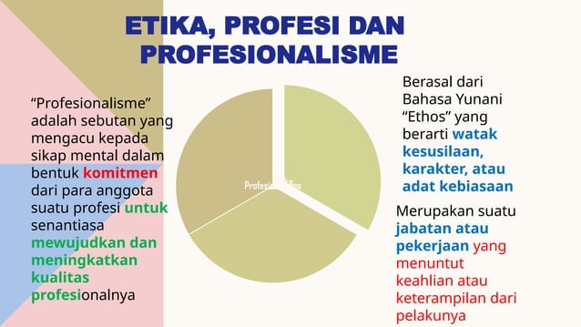 Etika Profesi bagi mahasiswa (pertemuan 1) | PPTX