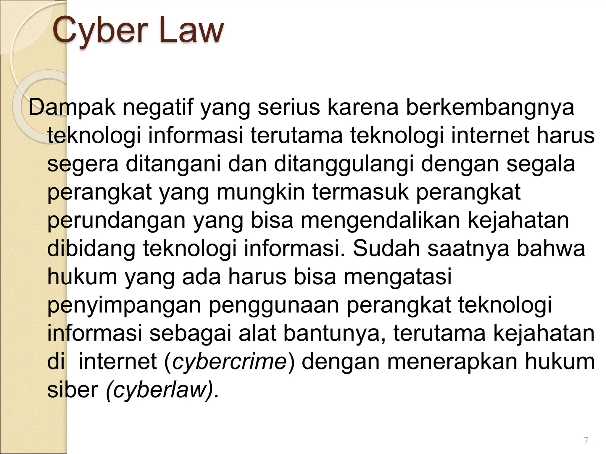 Etika Profesi-CYBER CRIME n CYBER LAW.ppt