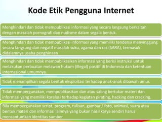 Etika profesi it dan plagiarisme | PPTX