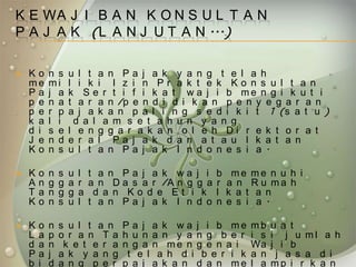 Etika profesi konsultan pajak | PPTX