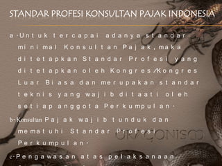 Etika profesi konsultan pajak | PPTX
