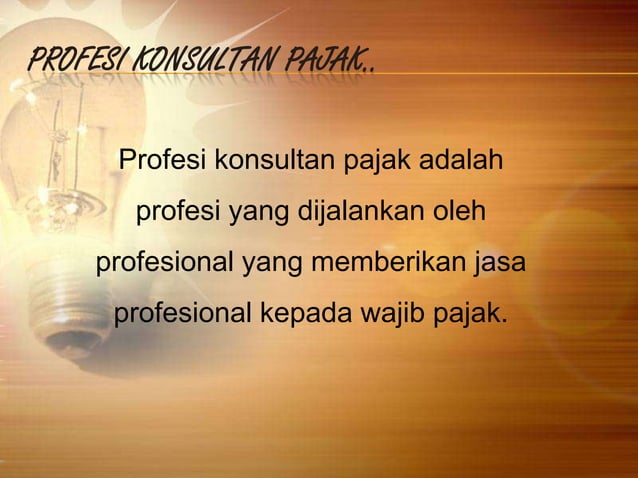 Etika profesi konsultan pajak | PPTX