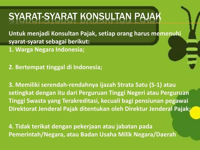 Etika profesi konsultan pajak | PPTX