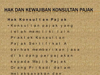 Etika profesi konsultan pajak | PPTX