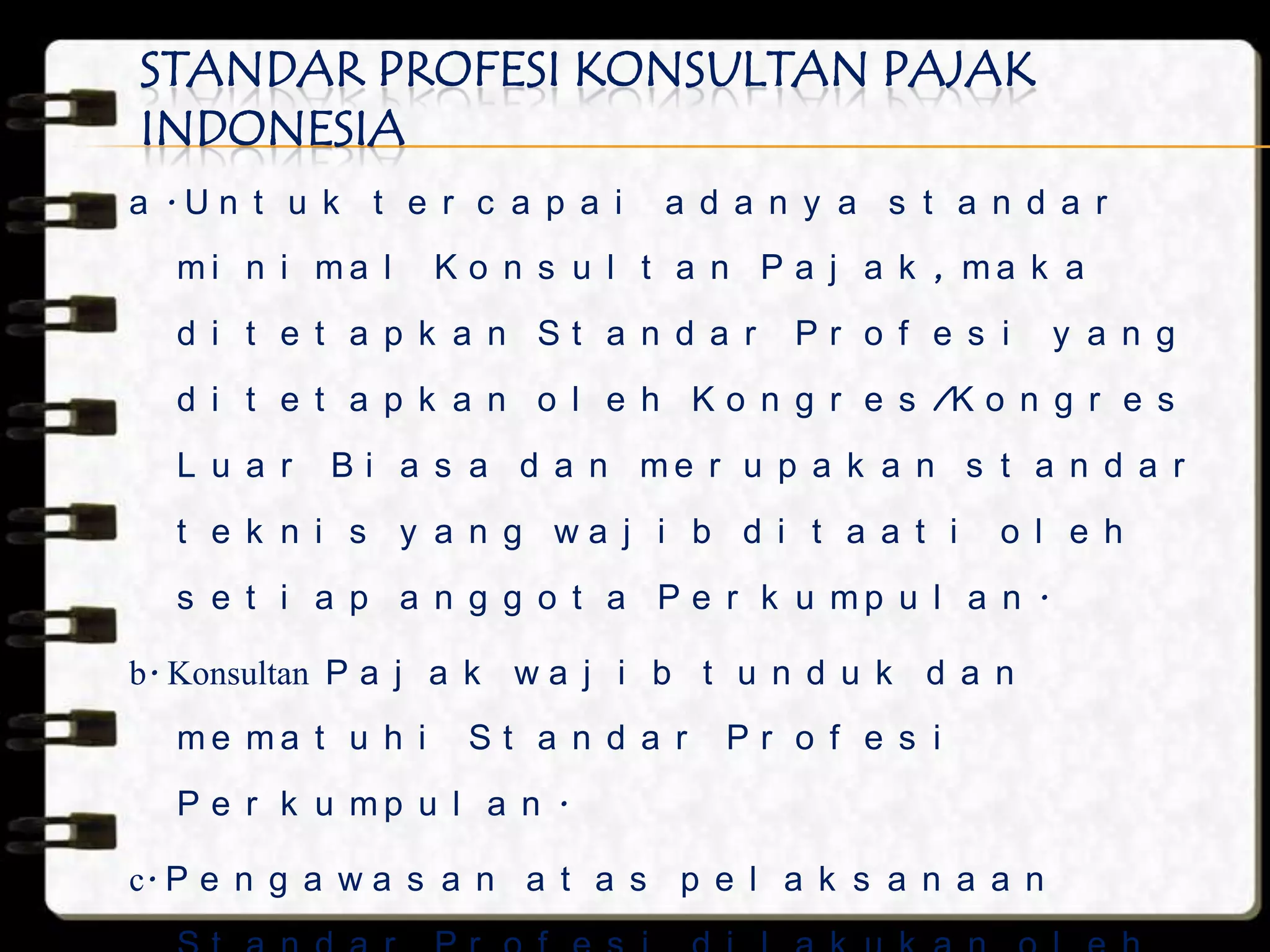 Etika profesi konsultan pajak | PPTX