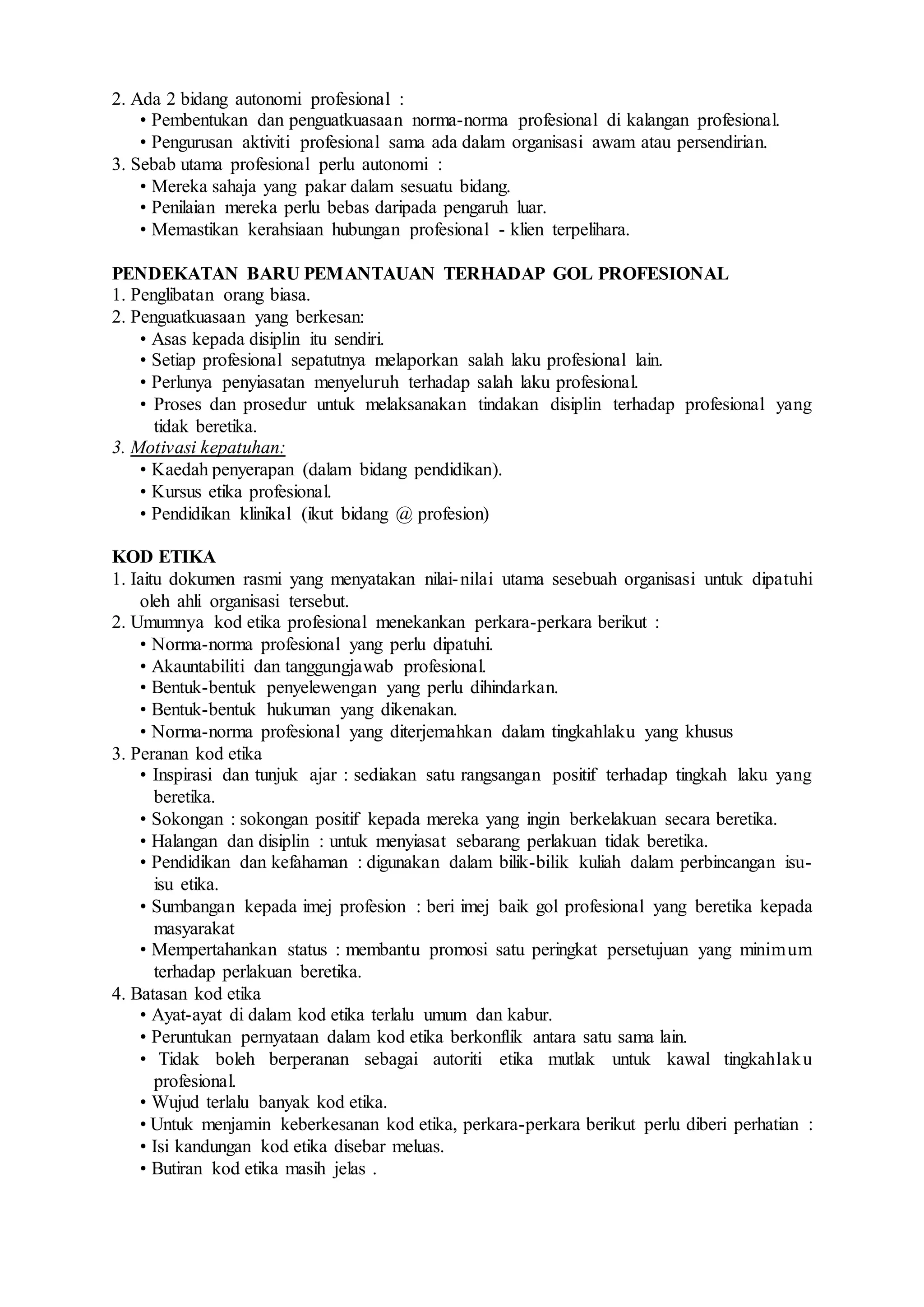 Etika profesional | DOCX