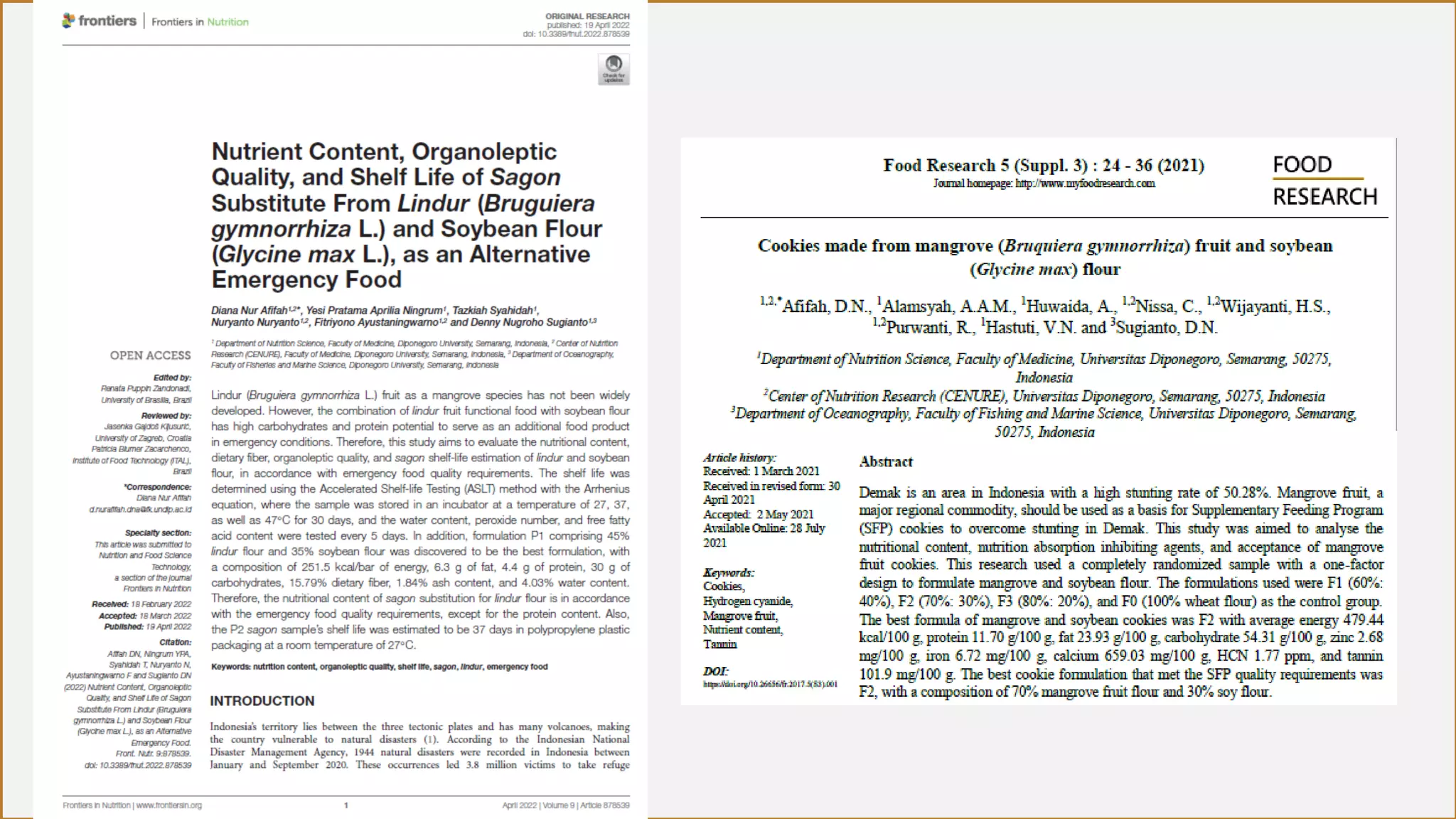 Dampak Pemanfaatan Hasil Produk Ekosistem Mangrove Pada Gizi Masyarakat ...