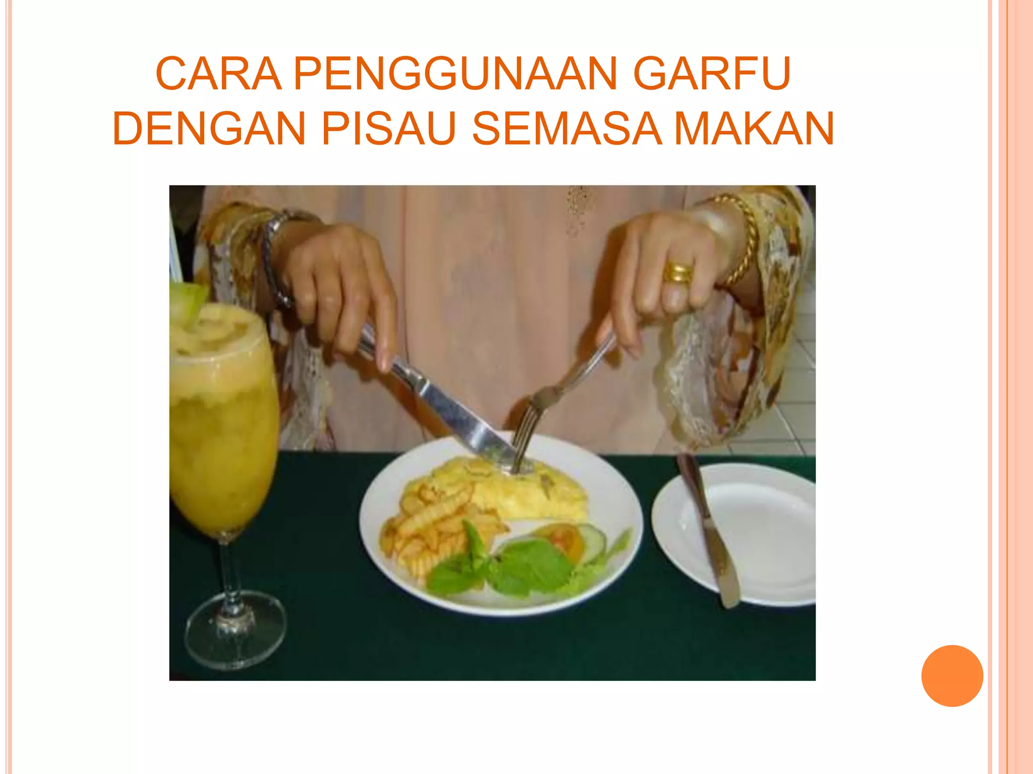 Etiket di meja makan | PPTX