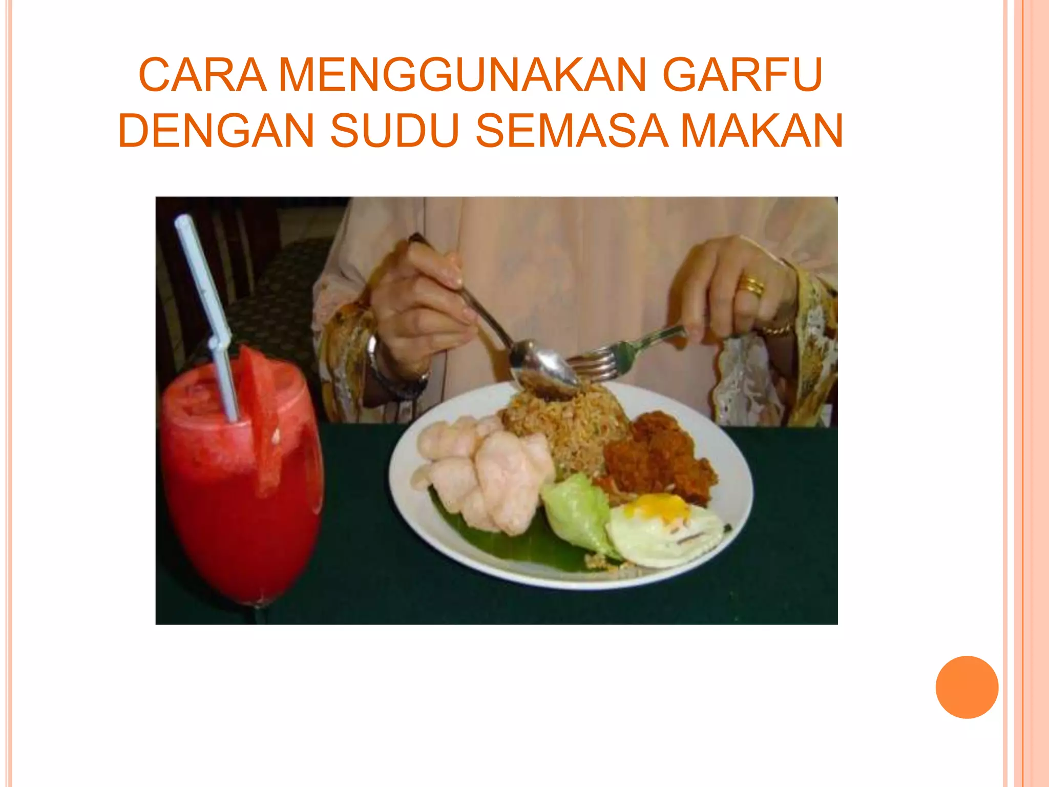 Etiket di meja makan | PPTX