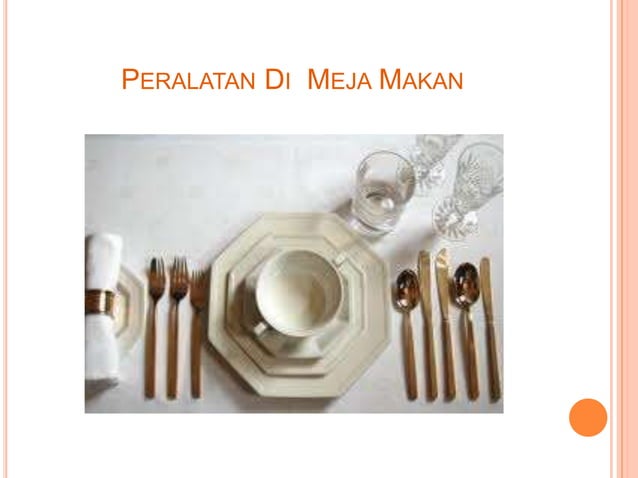 Etiket di meja makan | PPTX