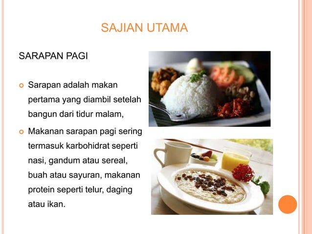 Etiket di meja makan | PPTX