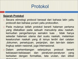 Etiket dan Etika dalam Keprotokolan Daerah | PPT