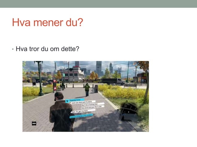 Etikk i dataspill | PPTX