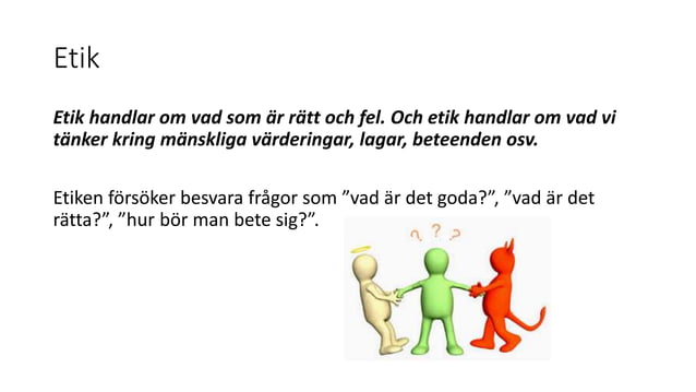 Etik och moral | PPTX