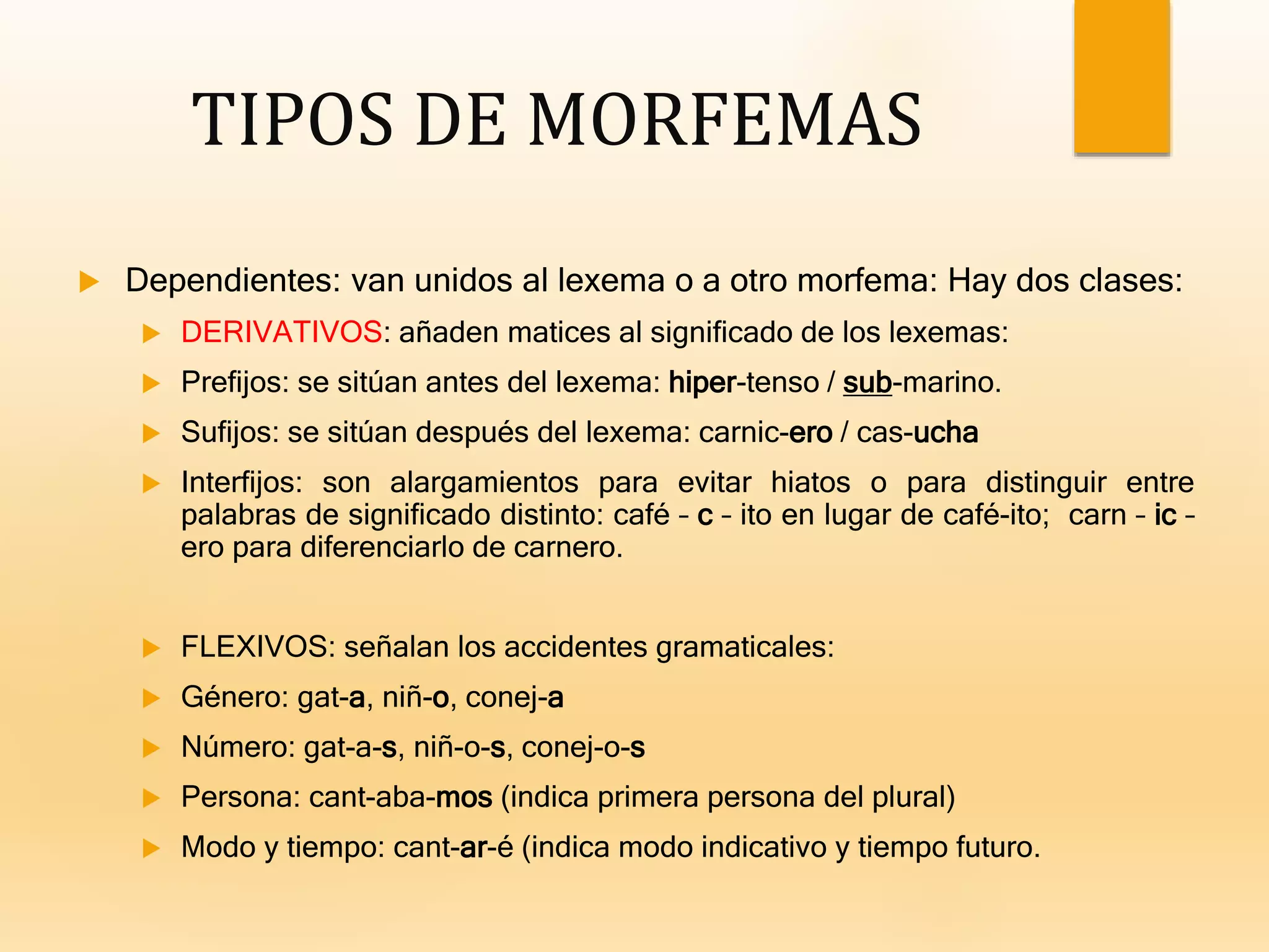Etimología y morfologia | PPT