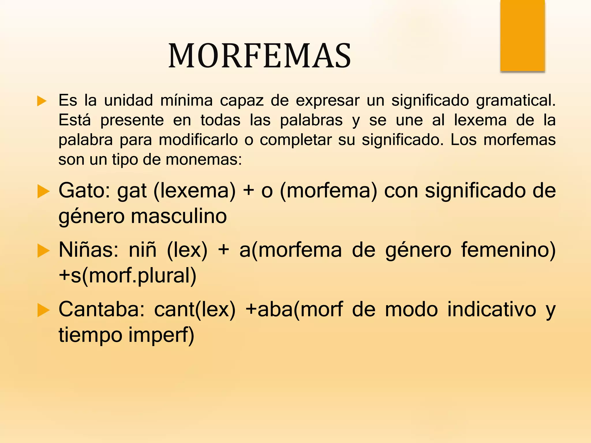 Etimología y morfologia | PPT