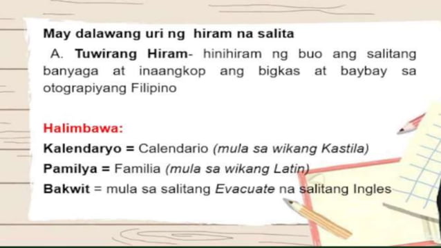 Grade 9- Etimolohiya at pinagmulan ng mga salita | PPTX