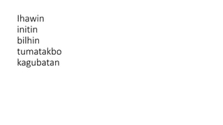 Grade 9- Etimolohiya at pinagmulan ng mga salita | PPTX