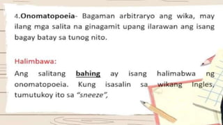 Grade 9- Etimolohiya at pinagmulan ng mga salita | PPTX