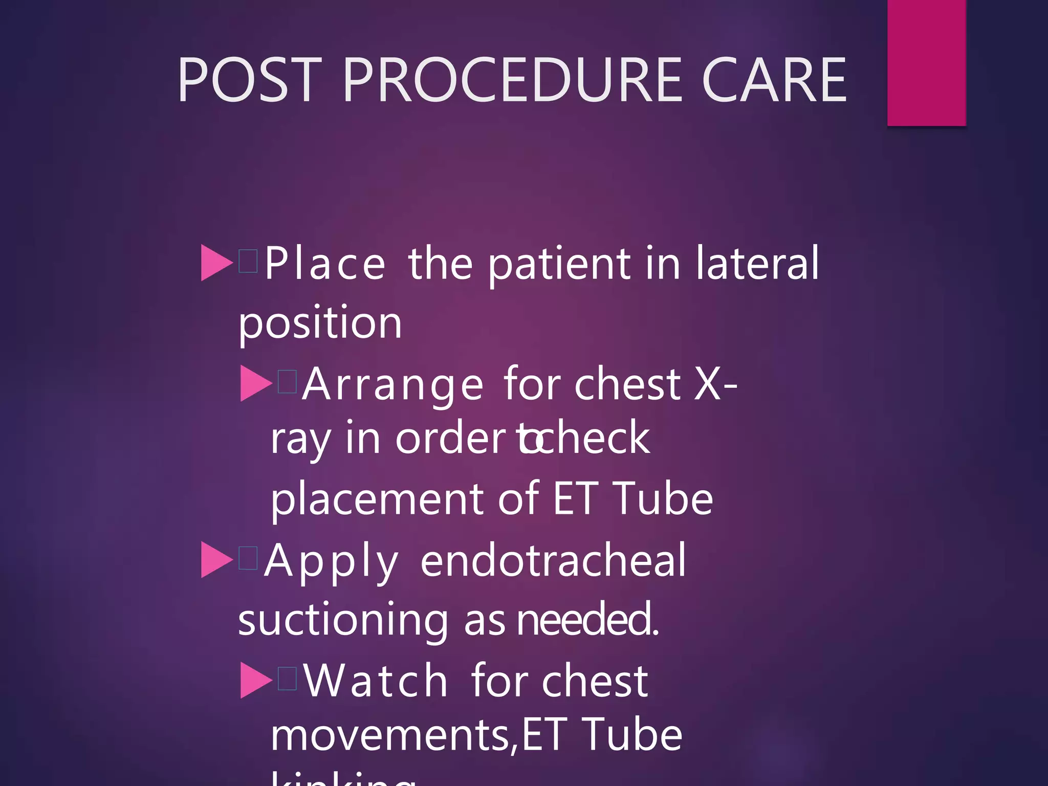 ET intubation( Endotracheal Intubation) | PPTX
