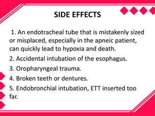 Endotracheal intubation | PPTX