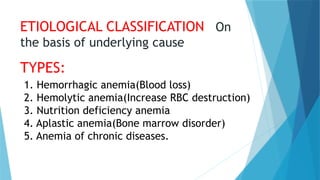 ETIOLOGICAL CLASSIFICATION OF ANEMIA.pptx