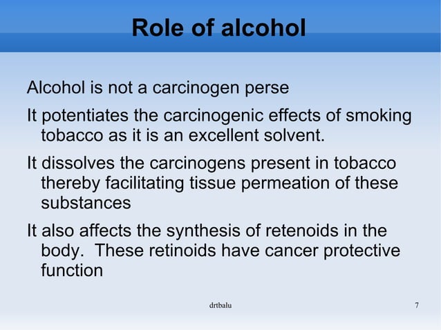 Etiology of Head and neck malignancy | ODP | Illegal Drugs, Tobacco ...