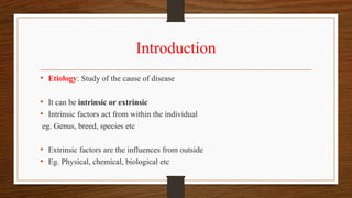 Etiology | PDF