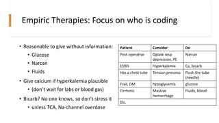Etiology for RRT and Code Blue Workshop. | PPTX