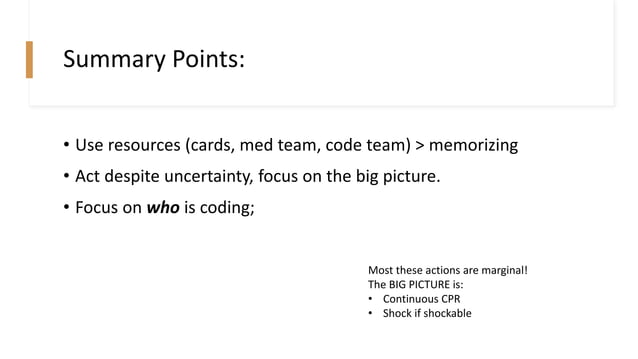 Etiology for RRT and Code Blue Workshop. | PPTX