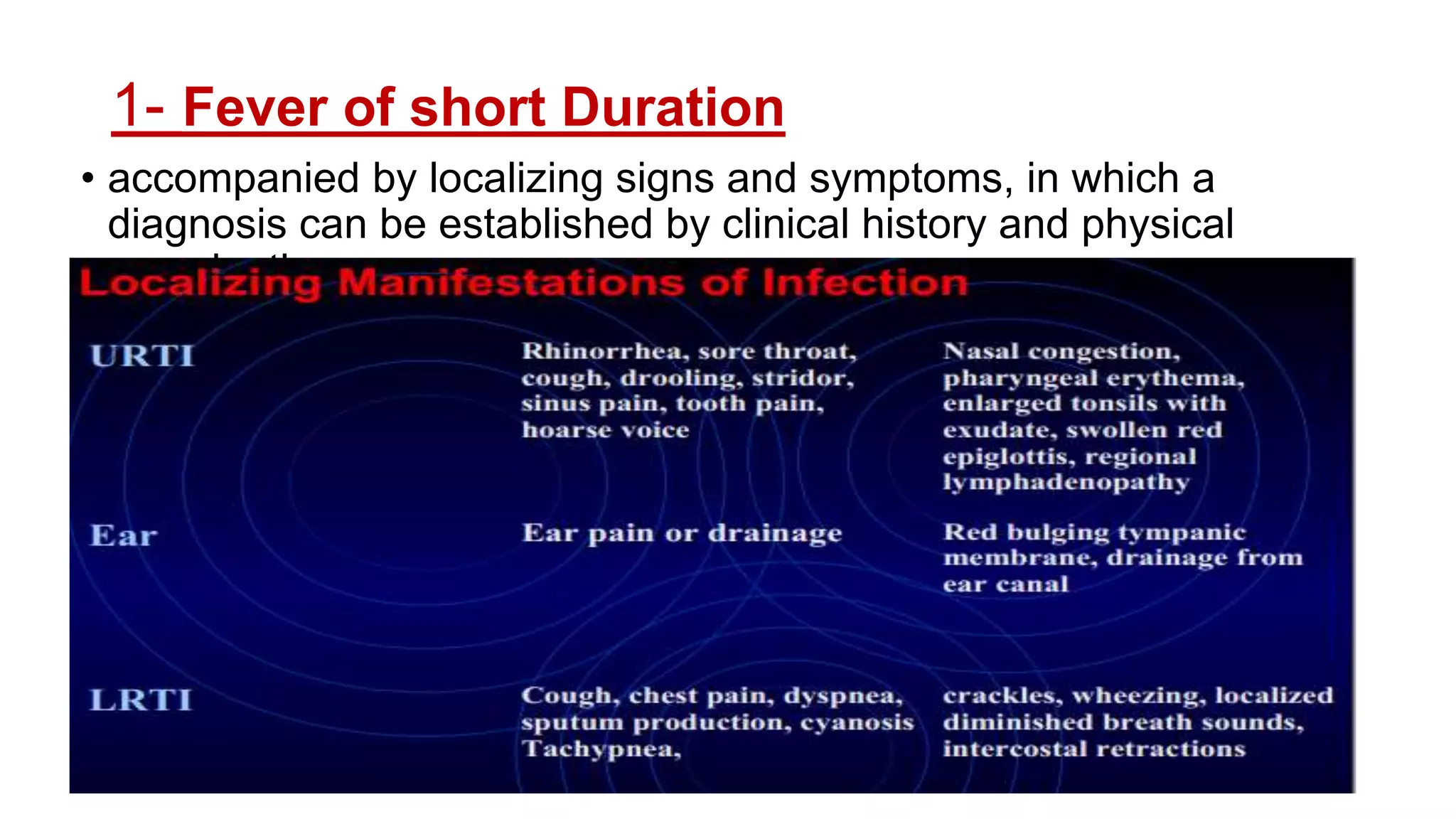 Etiology and approach of the fever | PPTX