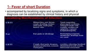 Etiology and approach of the fever | PPTX