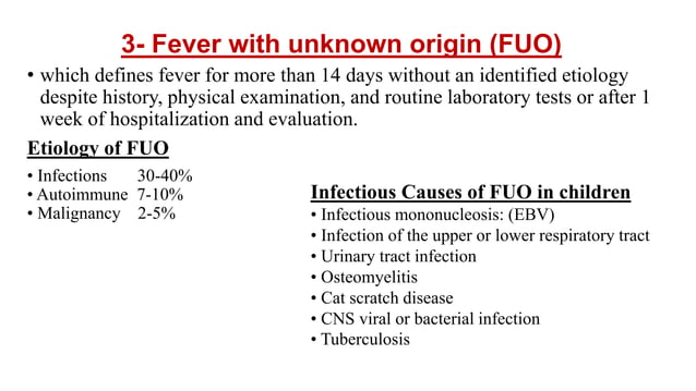 Etiology and approach of the fever | PPTX | Lung and Respiratory Health ...