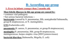 Etiology and approach of the fever | PPTX