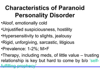 Etiology and cluster a | PPT