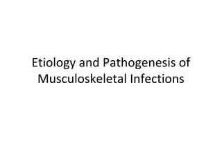 Etiology and pathogenesis | PPT