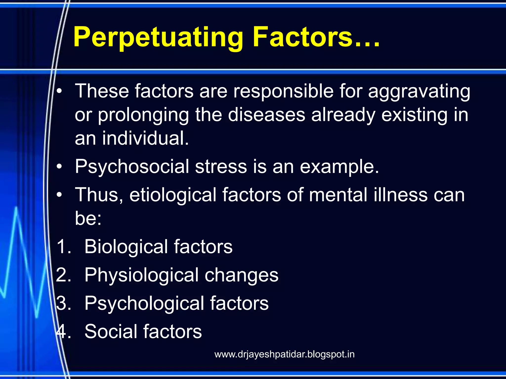 Etiology biopsychosocial factors | PPSX