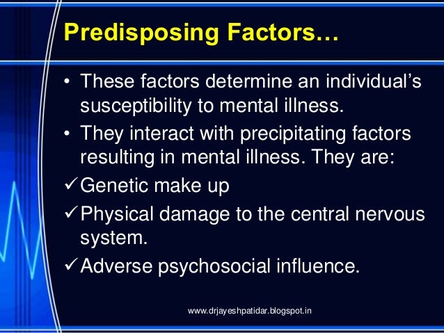 Etiology biopsychosocial factors