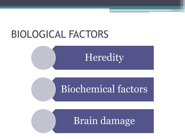 Etiology bio psychosocial factors | PPTX | Brain and Nervous System ...