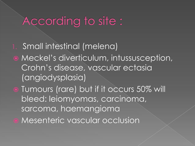 Etiology Bleeding Per Rectum | PPTX