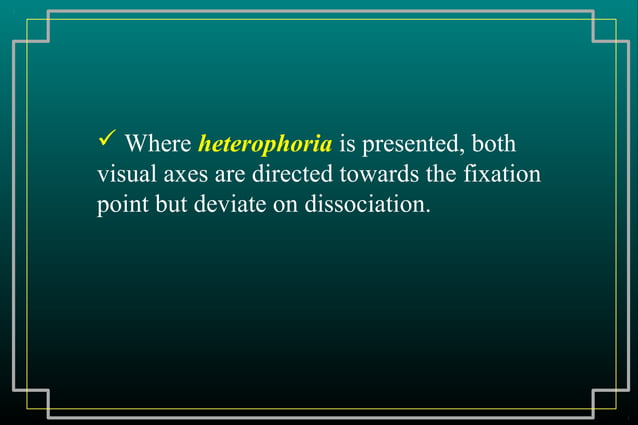 Etiology of heterophoria and heterotropia | PPT