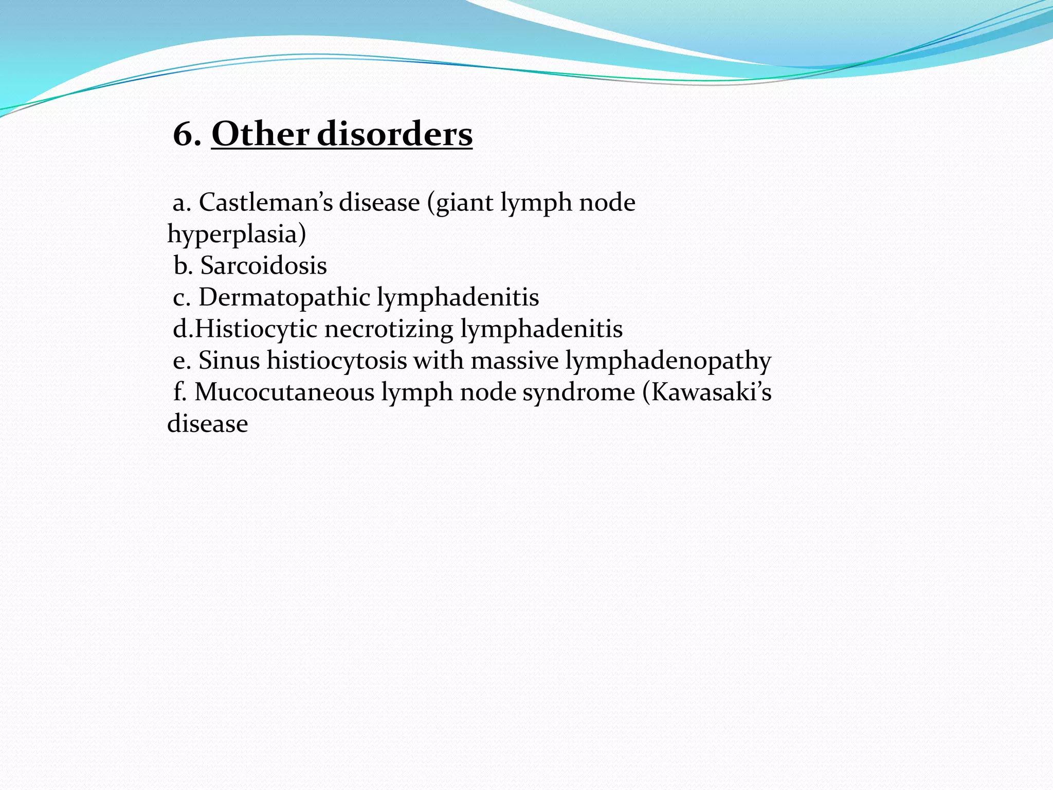 Etiology of lymphadenopathy | PPTX