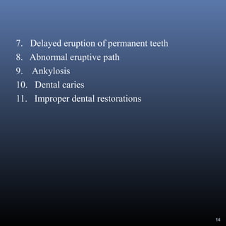 Etiology of malocclusion | PPT