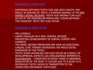 Etiology of malocclusion | PPT